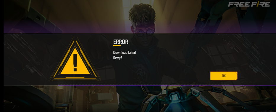 Error Message: Download failed – Garena Free Fire